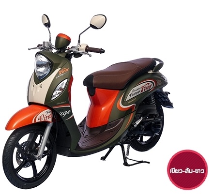 Tampilan Yamaha Fino FI 2015 Thailand Tampil dengan Nuansa Vintage ...